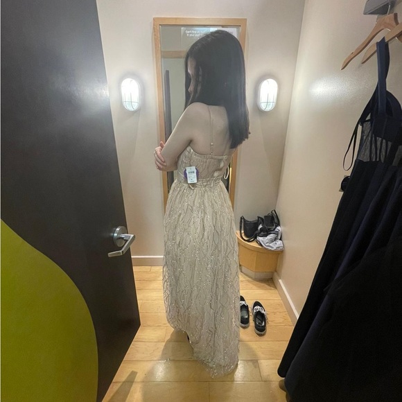 Windsor | Dresses | Windsor Nude Sparkling Prom Dress | Poshmark